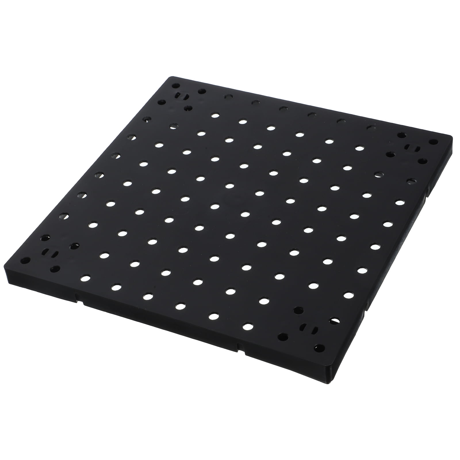 WHAMVOX Black ABS Pegboard Wall Organizer Panel for Storage Use with ...