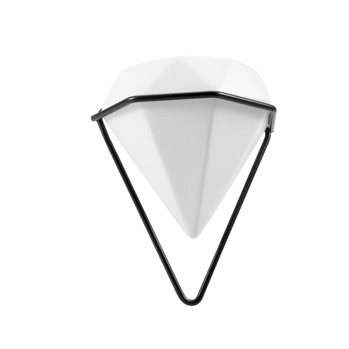 WHAMVOX Black Ceramics Flower Vessel for Storaging Use Unique ...