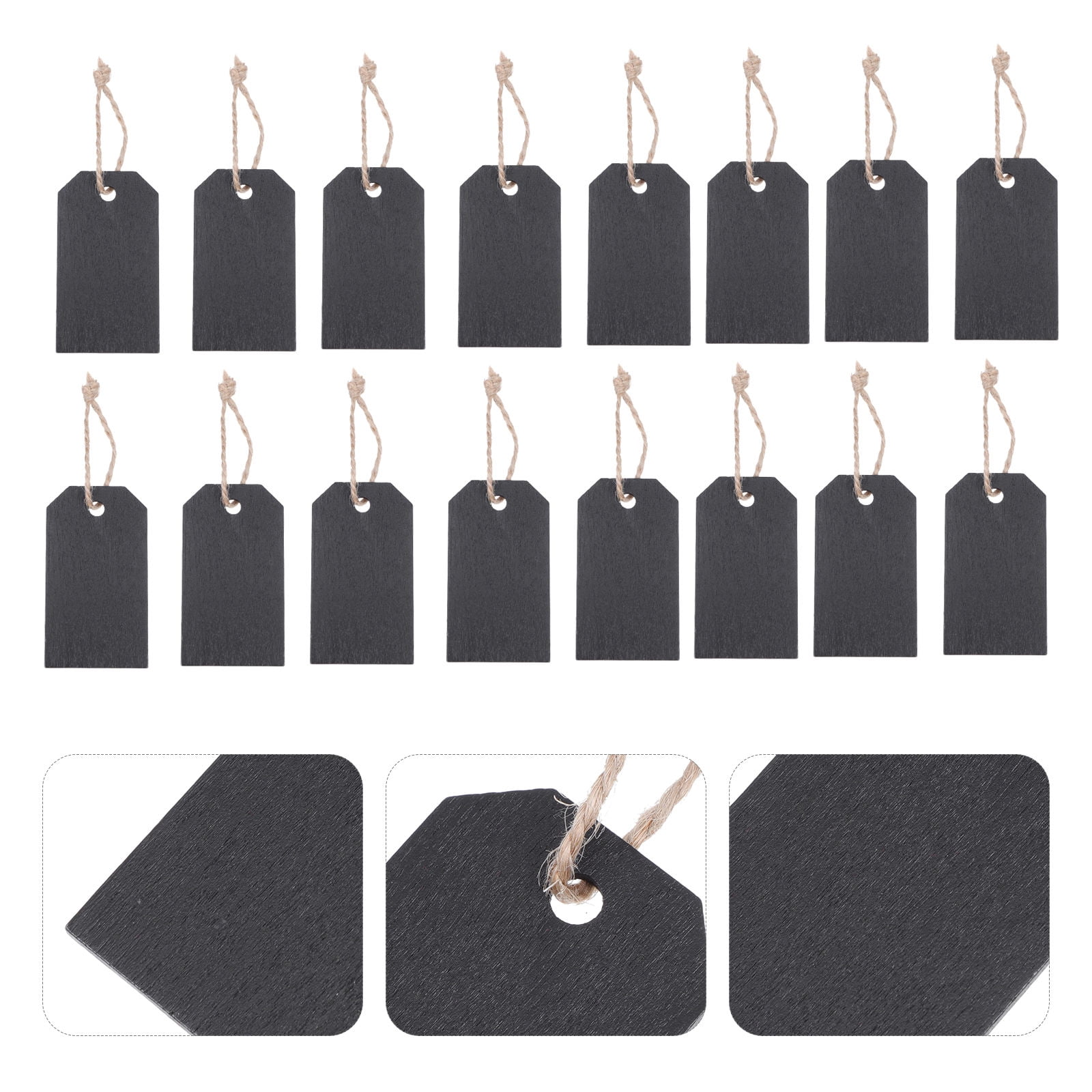 WHAMVOX Black Price Tags for Store Display Made of Synthetic Material ...