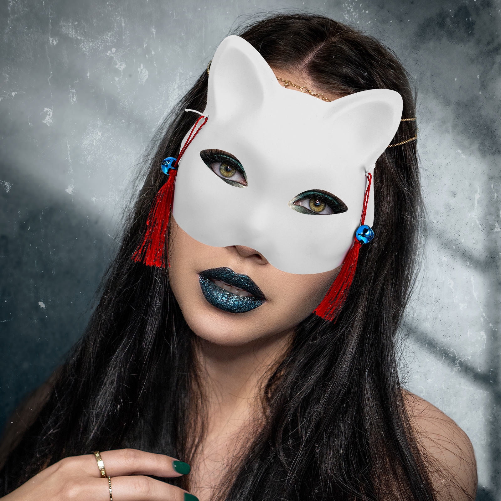 WHAMVOX Blank Animal Mask for DIY Crafting Blank Fox Cat Mask for DIY ...