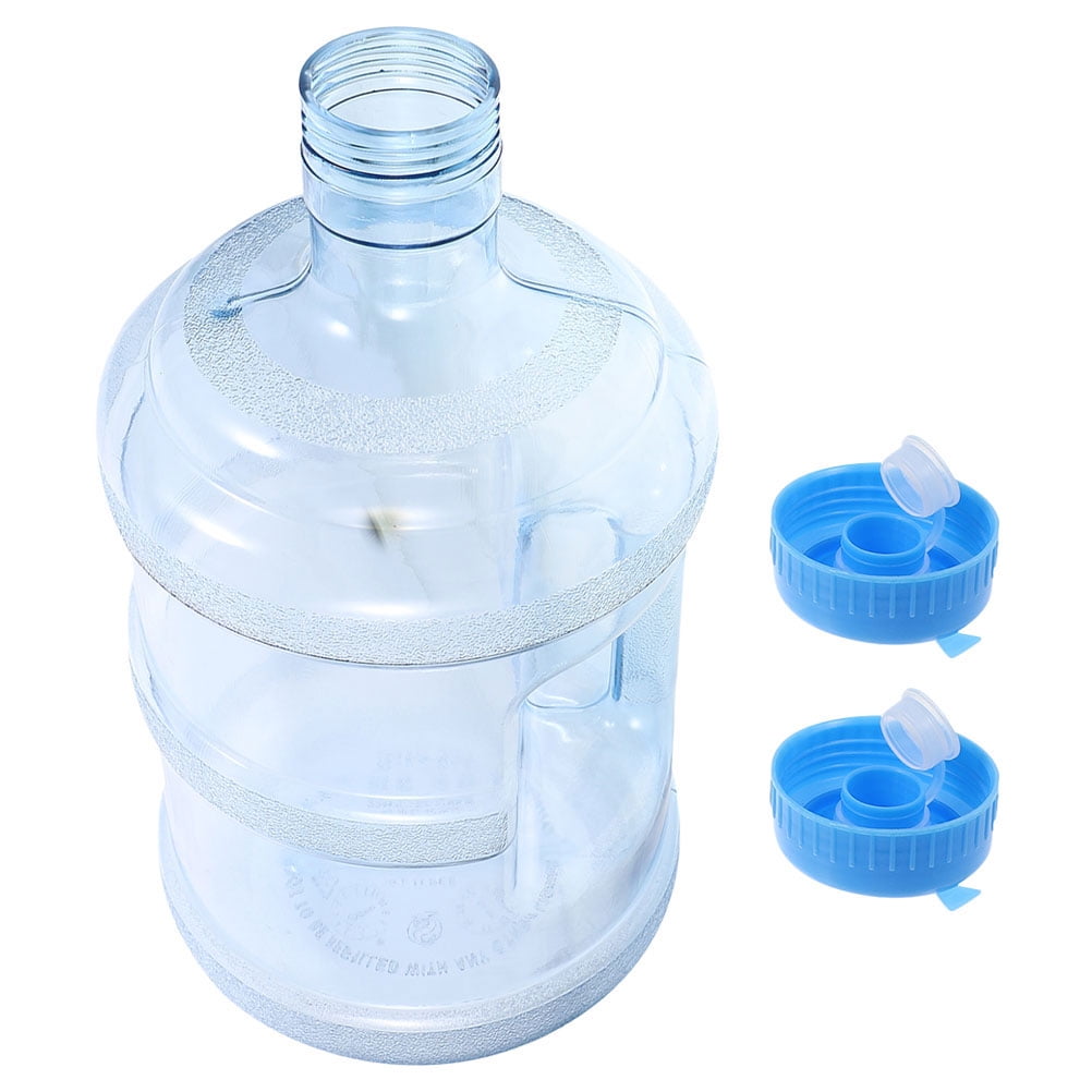 WHAMVOX Blue PC Water Jug with Wide Opening and Handle for Outdoor ...