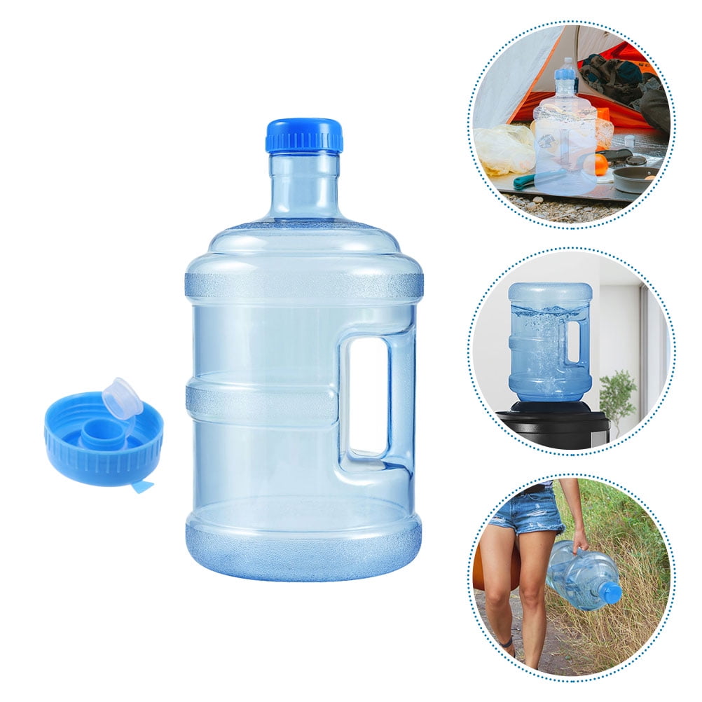 WHAMVOX Blue PC Water Jug with Wide Opening and Handle for Outdoor ...