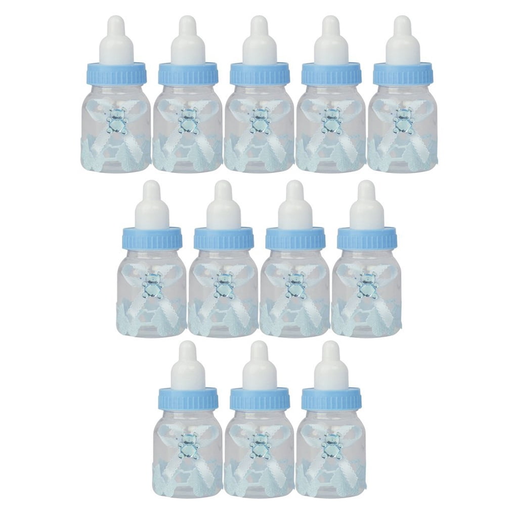 WHAMVOX Blue Plastic Feeder Style Gift Box for Baby Shower Favor 4cm ...