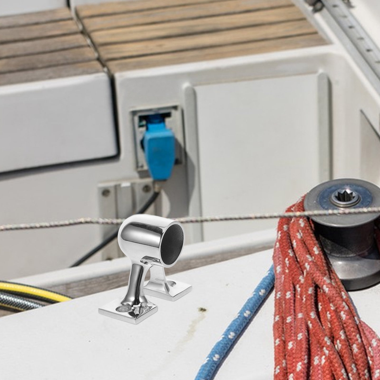 WHAMVOX Boat Handrail Bracket Handrail Holder Stand Stainless Steel ...