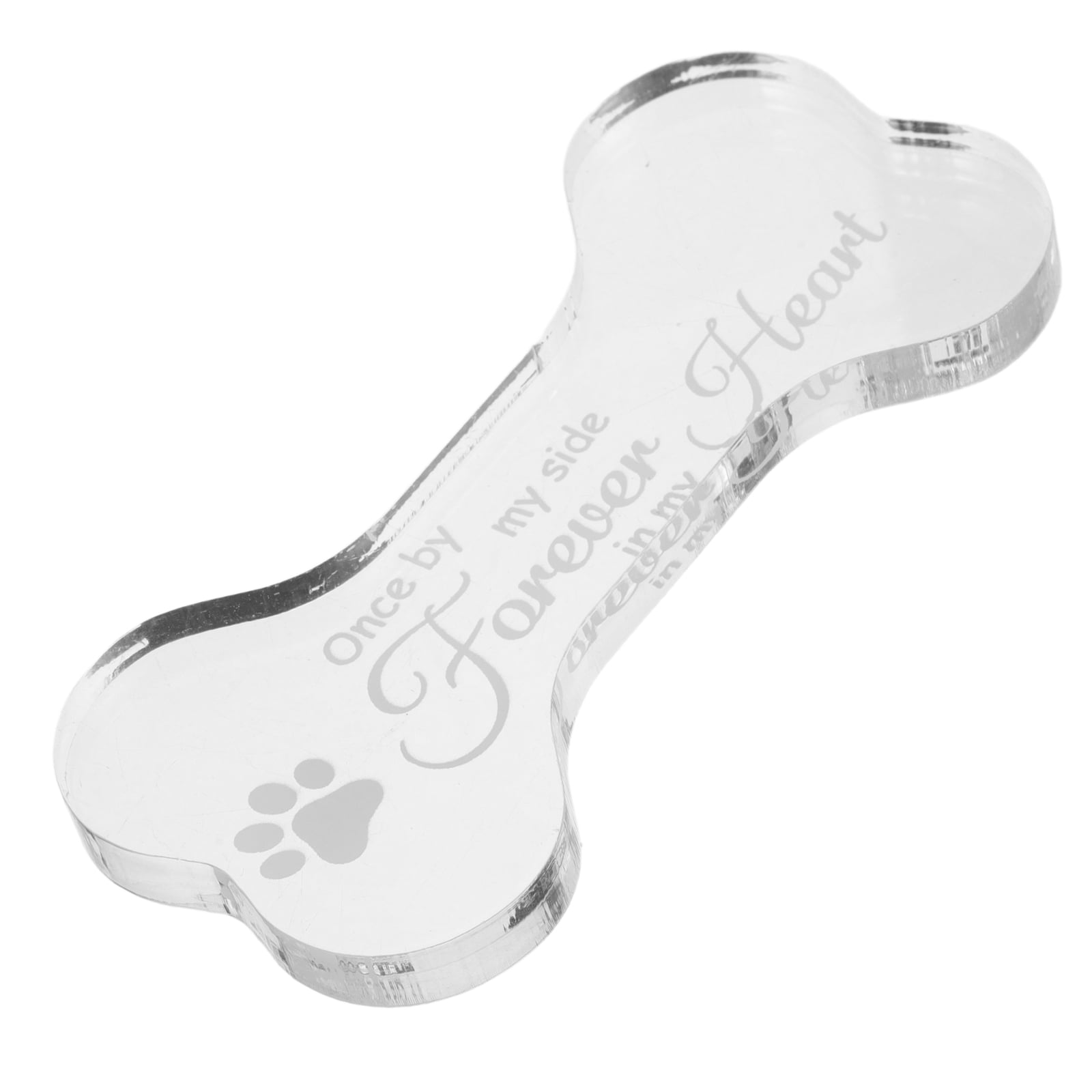 WHAMVOX Bone Shaped Memorial Plaque Dog Pet Memorial Plaque Garden ...