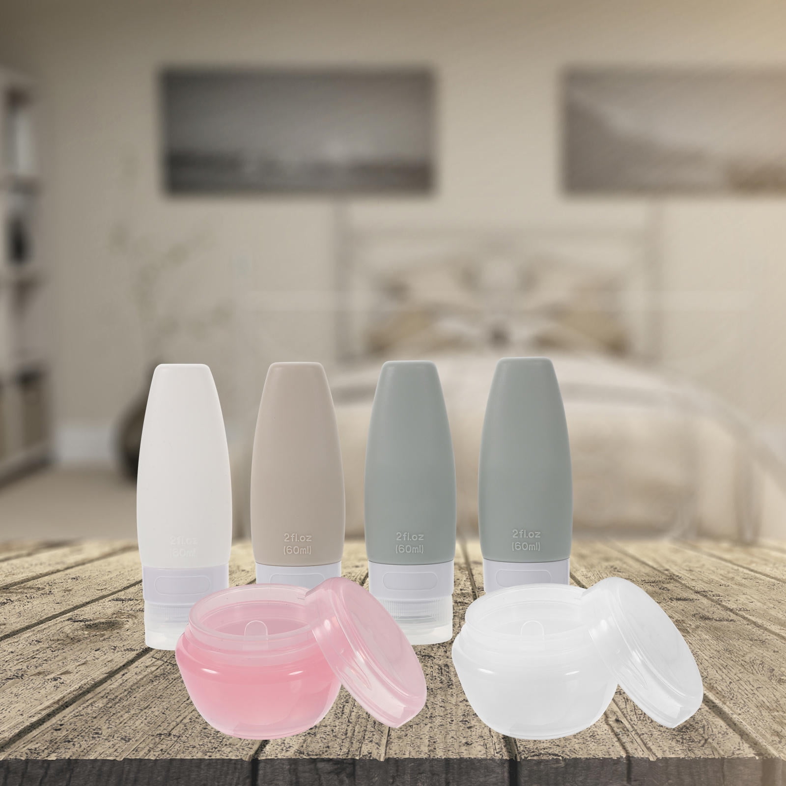 WHAMVOX Bottles Material Set Lotion and Cream Dispenser Cosmetic Tool ...