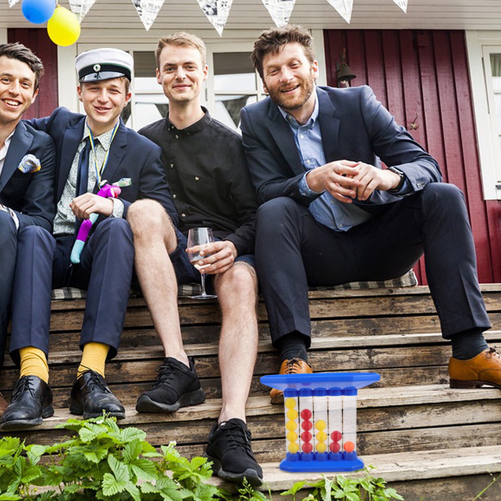 WHAMVOX Bounce Ball Party Game Table Jumping Ball Toys Games Desktop ...