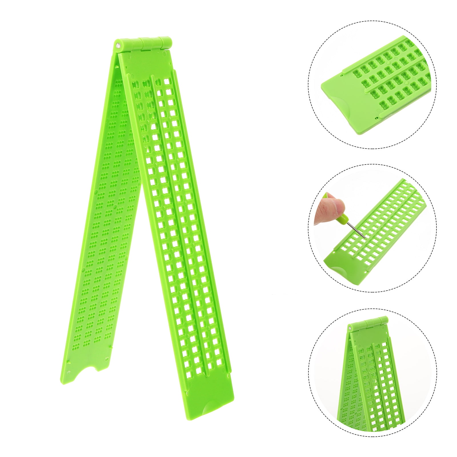 SEWCHICS Braille Tools Braille Writing Plastic for Blind Users Simple ...
