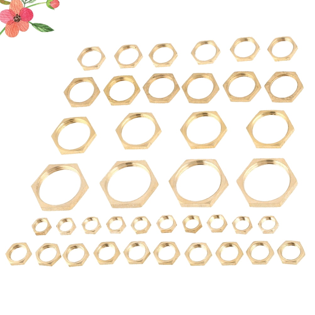 WHAMVOX Brass Lock Nut Set Screw for Fixing with Smooth Surface and ...