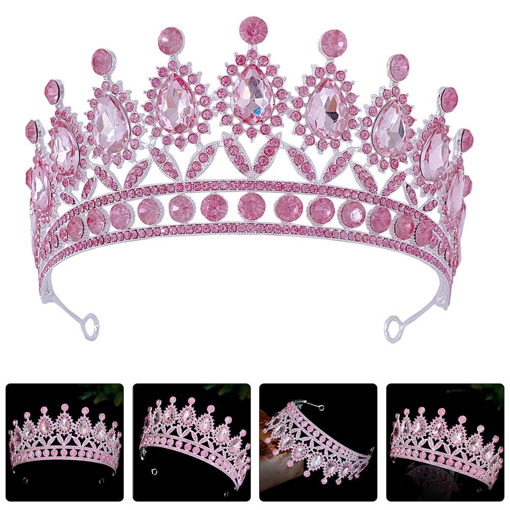WHAMVOX Bridal Bride Tiara for Women Baroque Crown Women's - Walmart.com