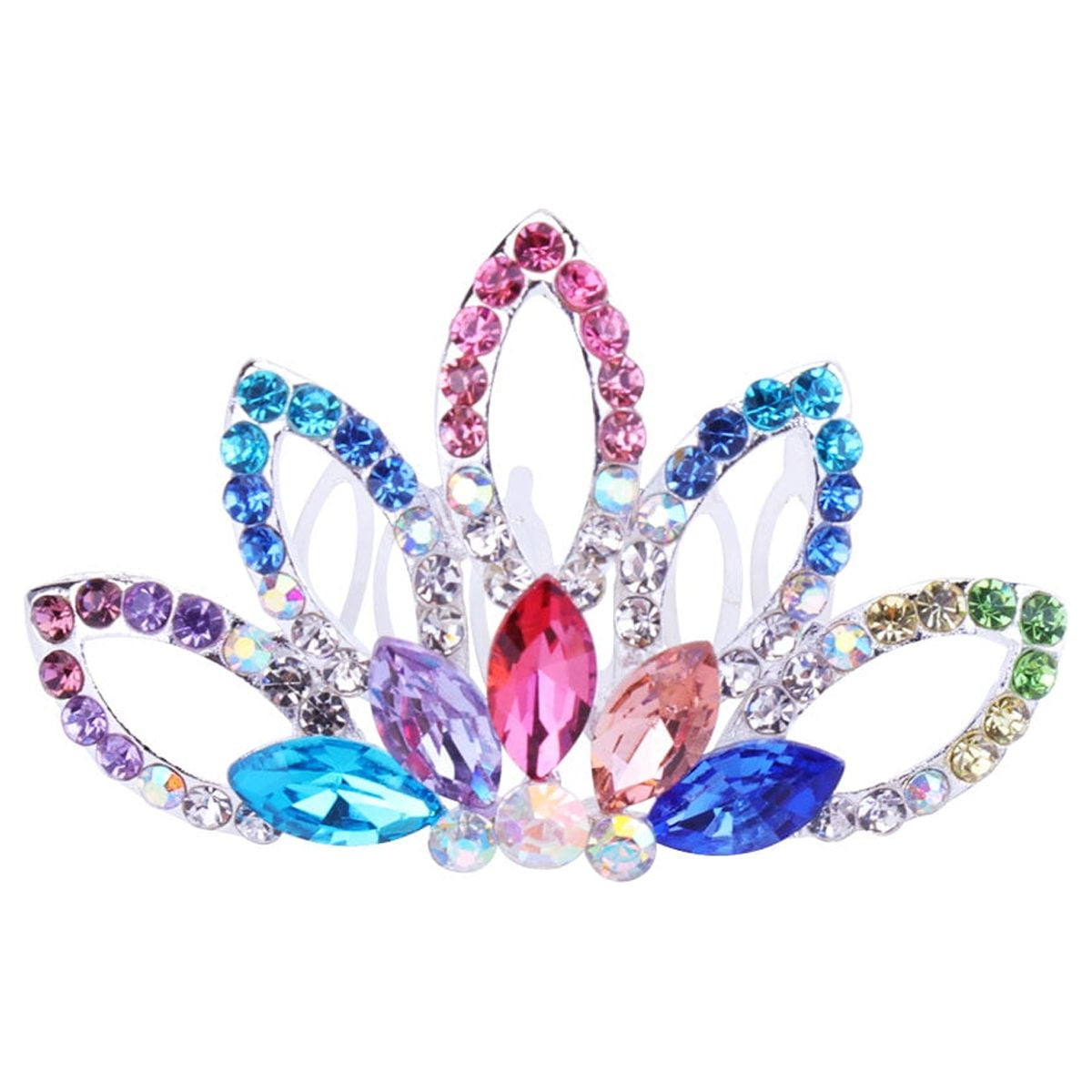 WHAMVOX Bridal Hair Comb with Rhinestone and Alloy for Wedding ...