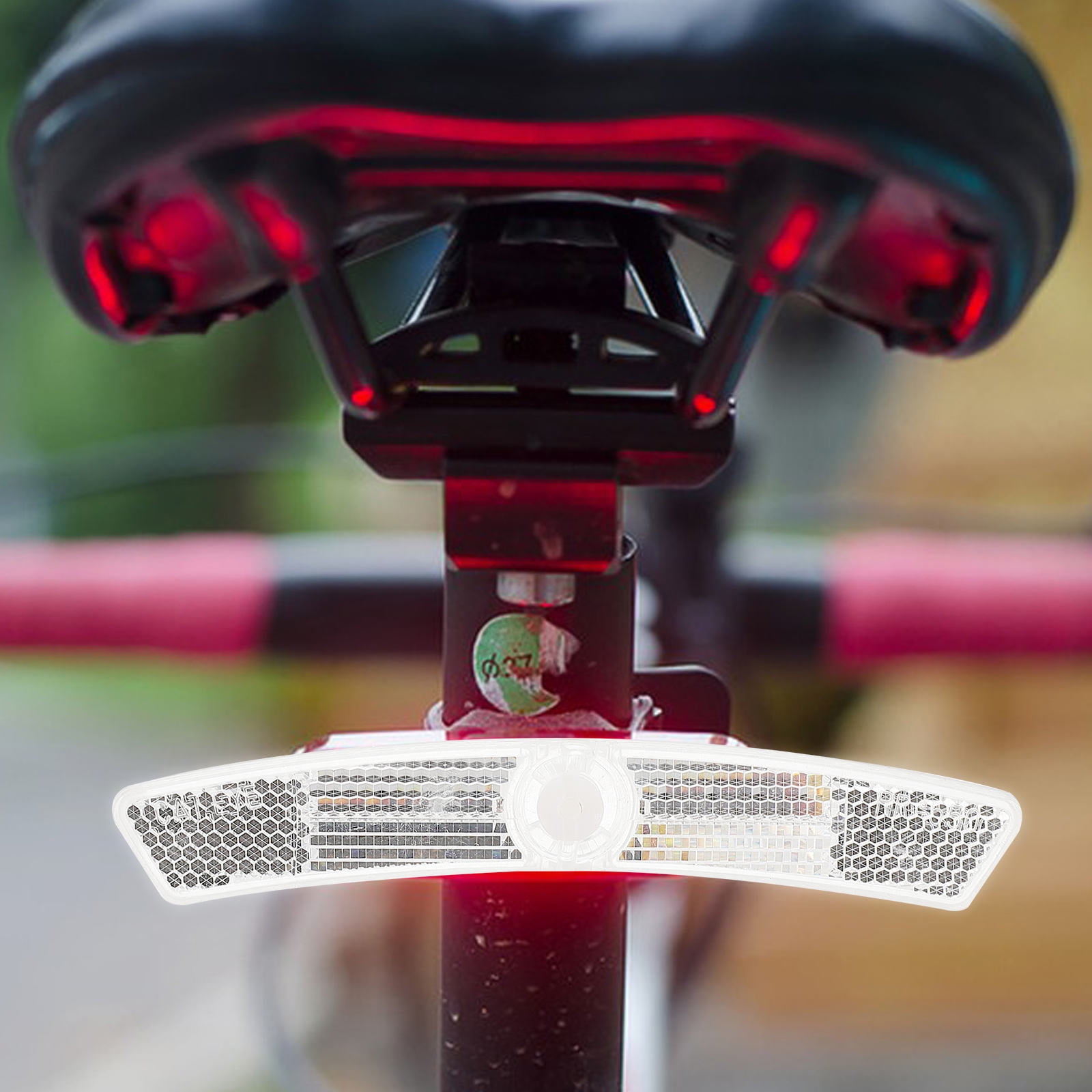 WHAMVOX Bright Yellow Reflective Sheet Bike Spoke Reflectors for ...