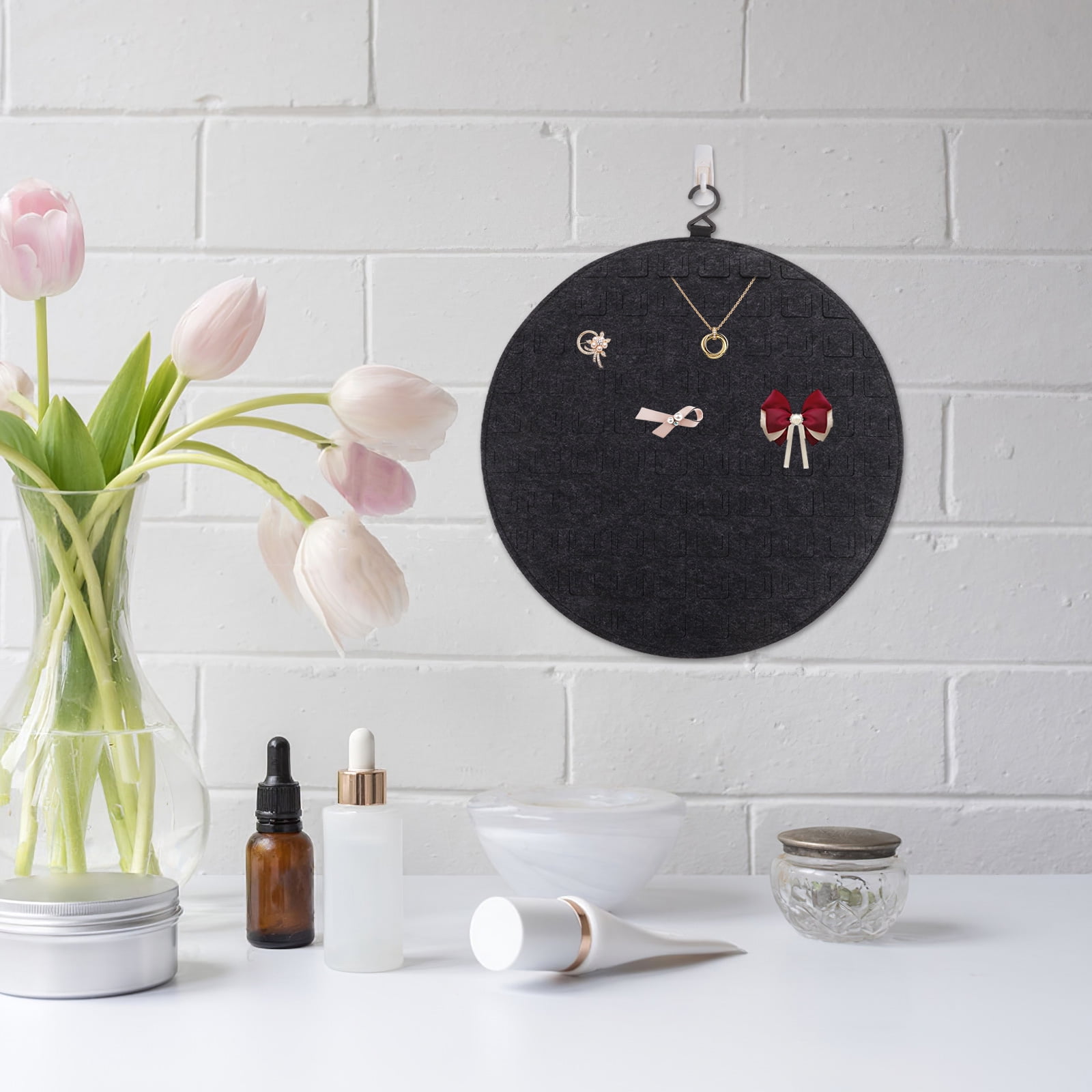 WHAMVOX Brooch Organizer And Pin Holder Felt Hanging Bag For Enamel ...