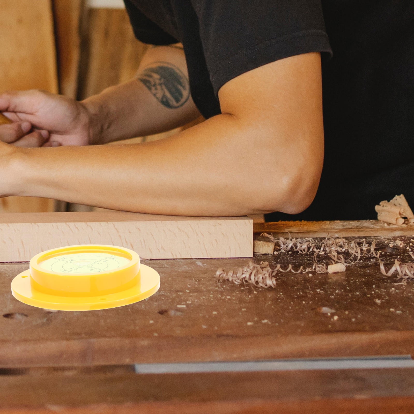 SEWCHICS Yellow Acrylic Bubble Level for Measuring Use Compact and ...