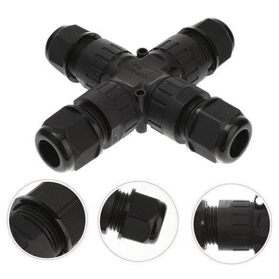 WHAMVOX Cable Gland IP68 Waterproof Connector Strain Relief 4-Way ...