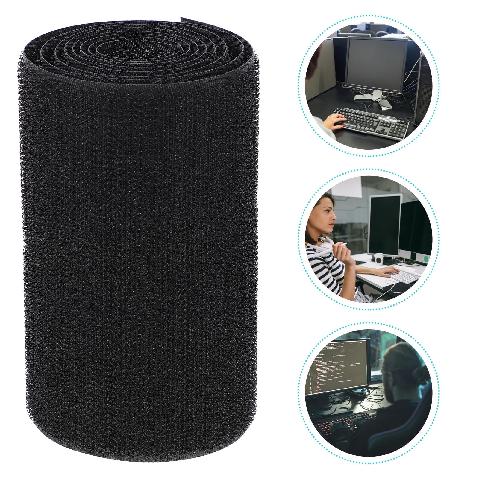 WHAMVOX Cable Management Carpet Cord Cover 100X3.9in for Booths 1Set ...