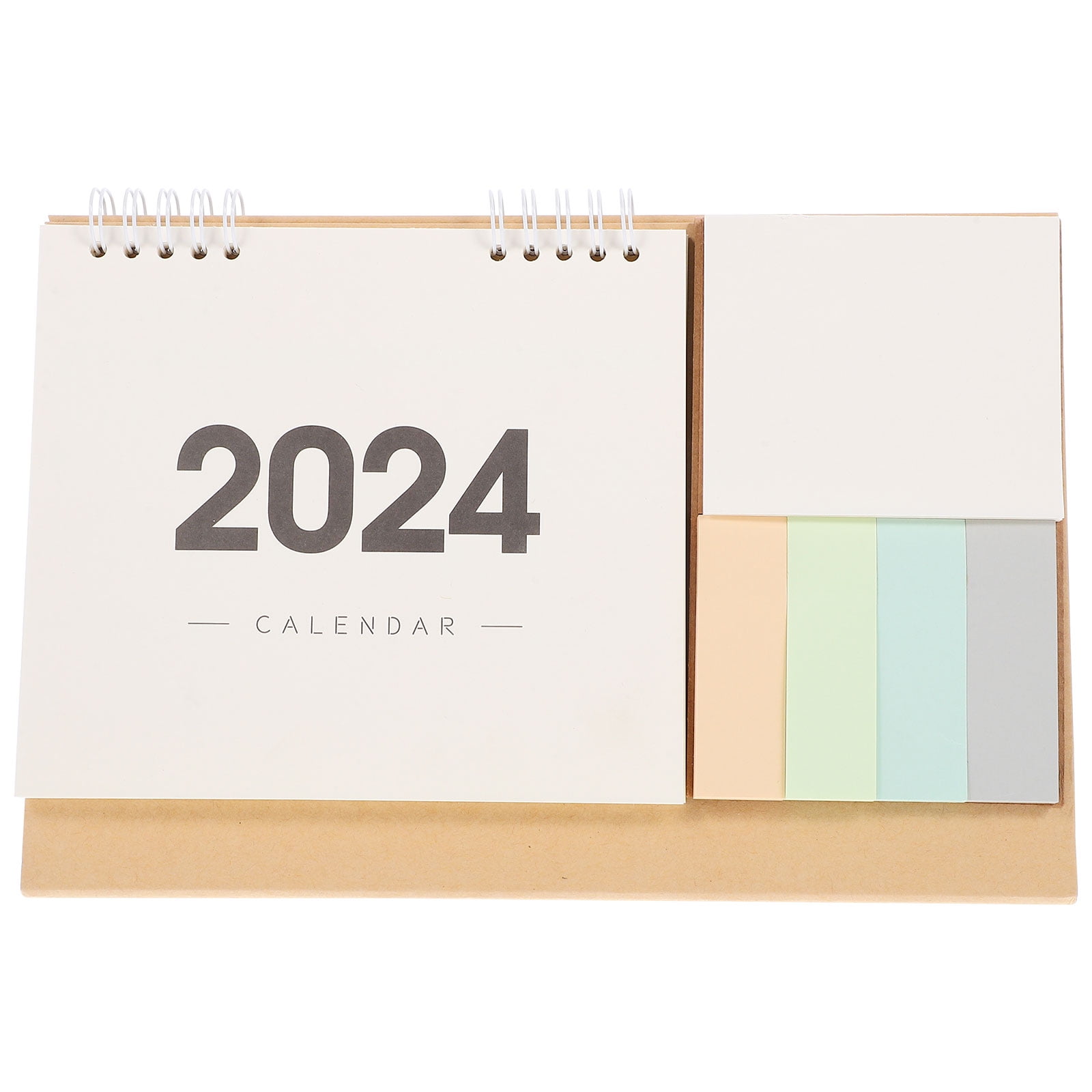 WHAMVOX Small Desk Calendar Rectangular 1Pcs 10.4X6.9X3.1In - Walmart.com