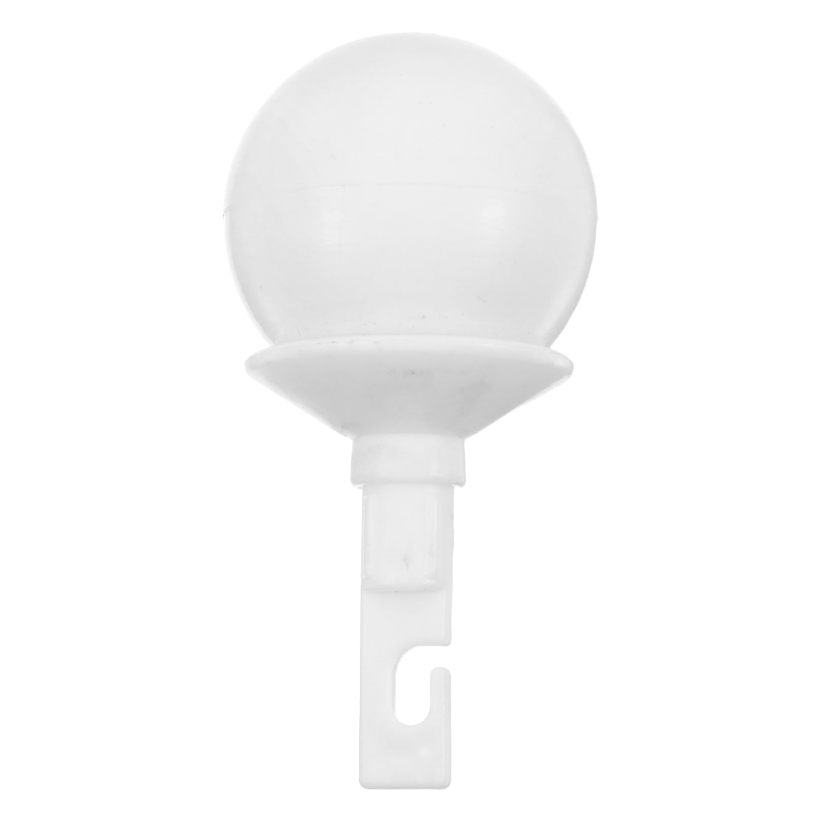 WHAMVOX White Plastic Hook Type Rolling Cane Tip for Replace Enhancing ...