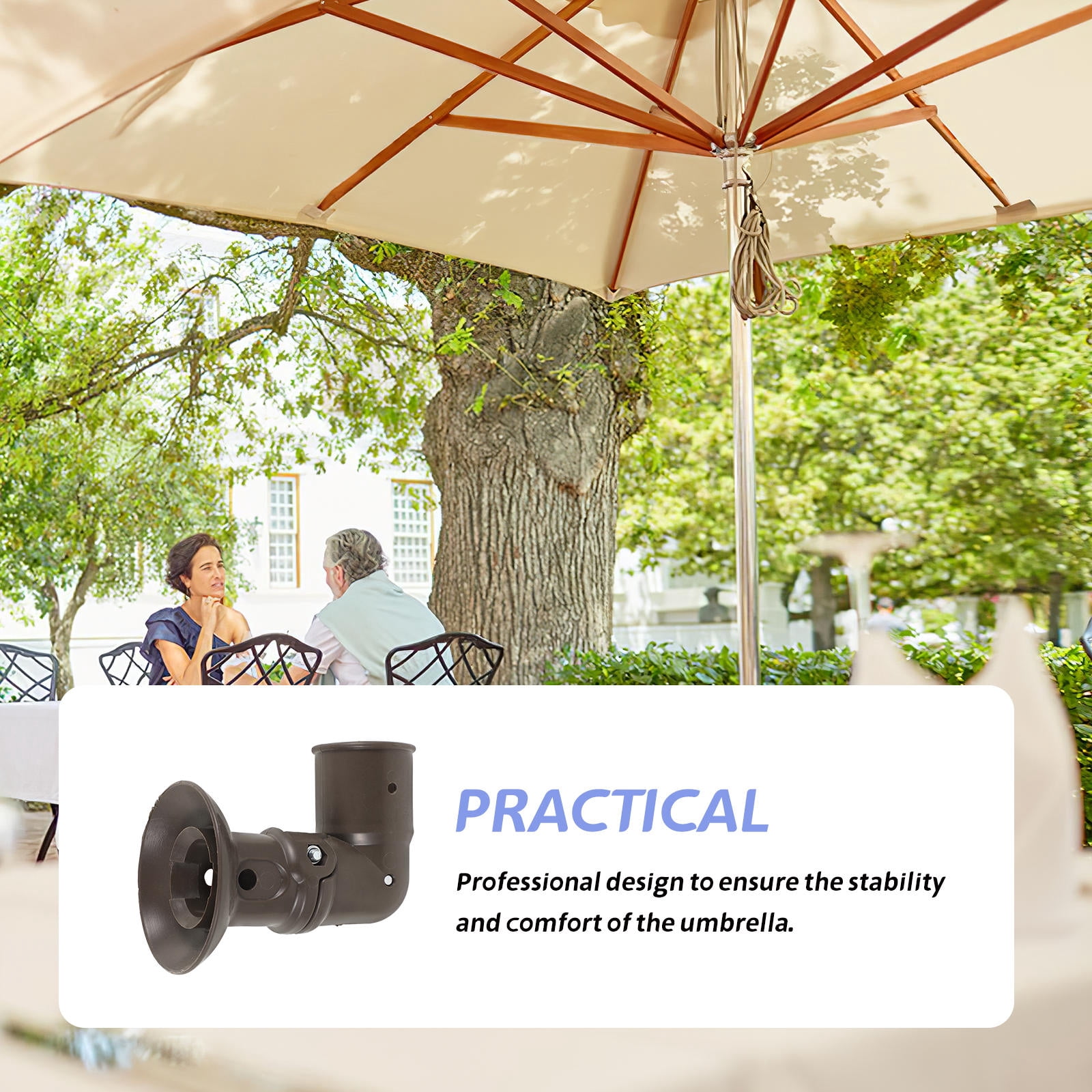 WHAMVOX Canopy Connecting Bracket Umbrella Clamp Reinforced Frame Black ...