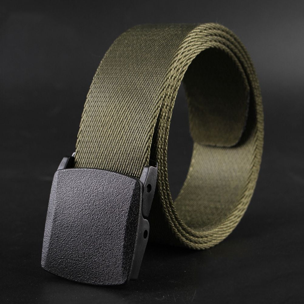 WHAMVOX Canvas Belts for Men Mens Casual Adjustable Work Fabric and ...