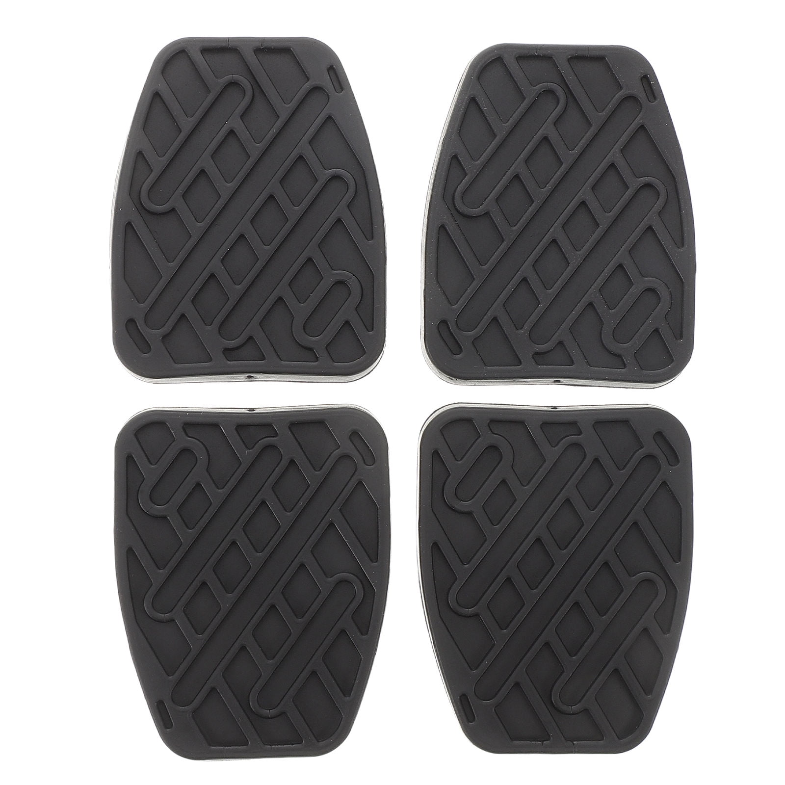WHAMVOX Car Interior Foot Pads 4Pcs Clutch Pedal Assembly Black Rubber ...
