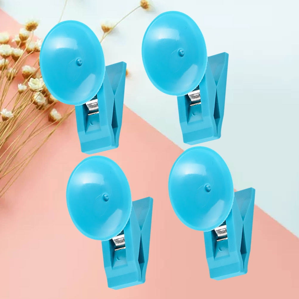 WHAMVOX Car Mounted Clip Set of 4 ABS Suction Storage Clips for Cards ...