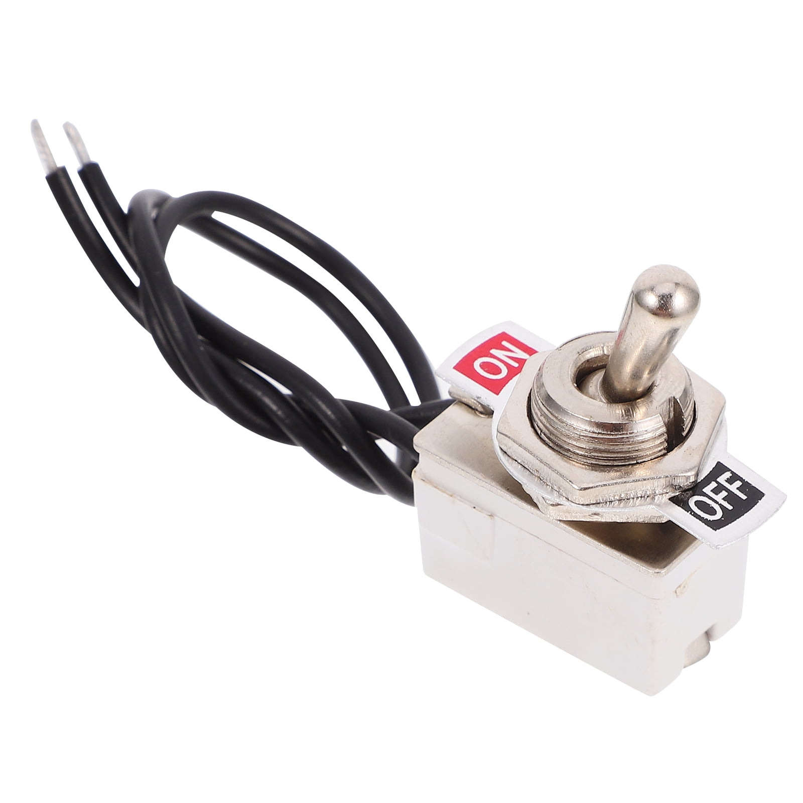 WHAMVOX Car Toggle Switch 2-pin Automotive Toggle Switch Mini Toggle Switch With Wire - Walmart.com