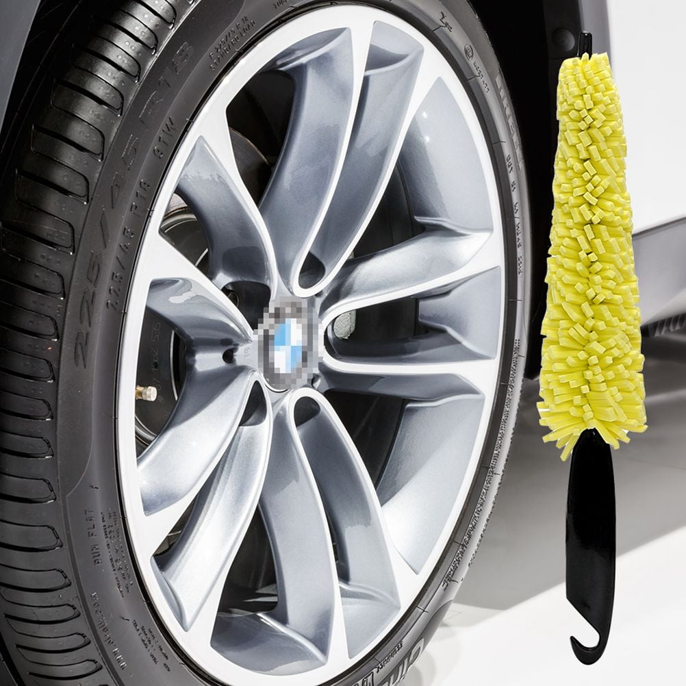 WHAMVOX Car Wash Brush Washing Cleaner Powerful Wheel Tire Cleaning Rim ...