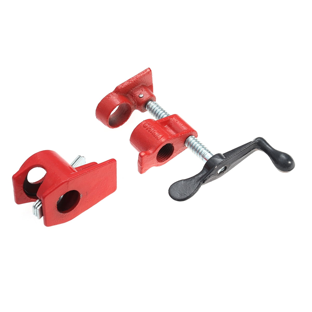 WHAMVOX Carpentry Clip Quick Woodworking Tube Clamp Pipe Clamps Red ...