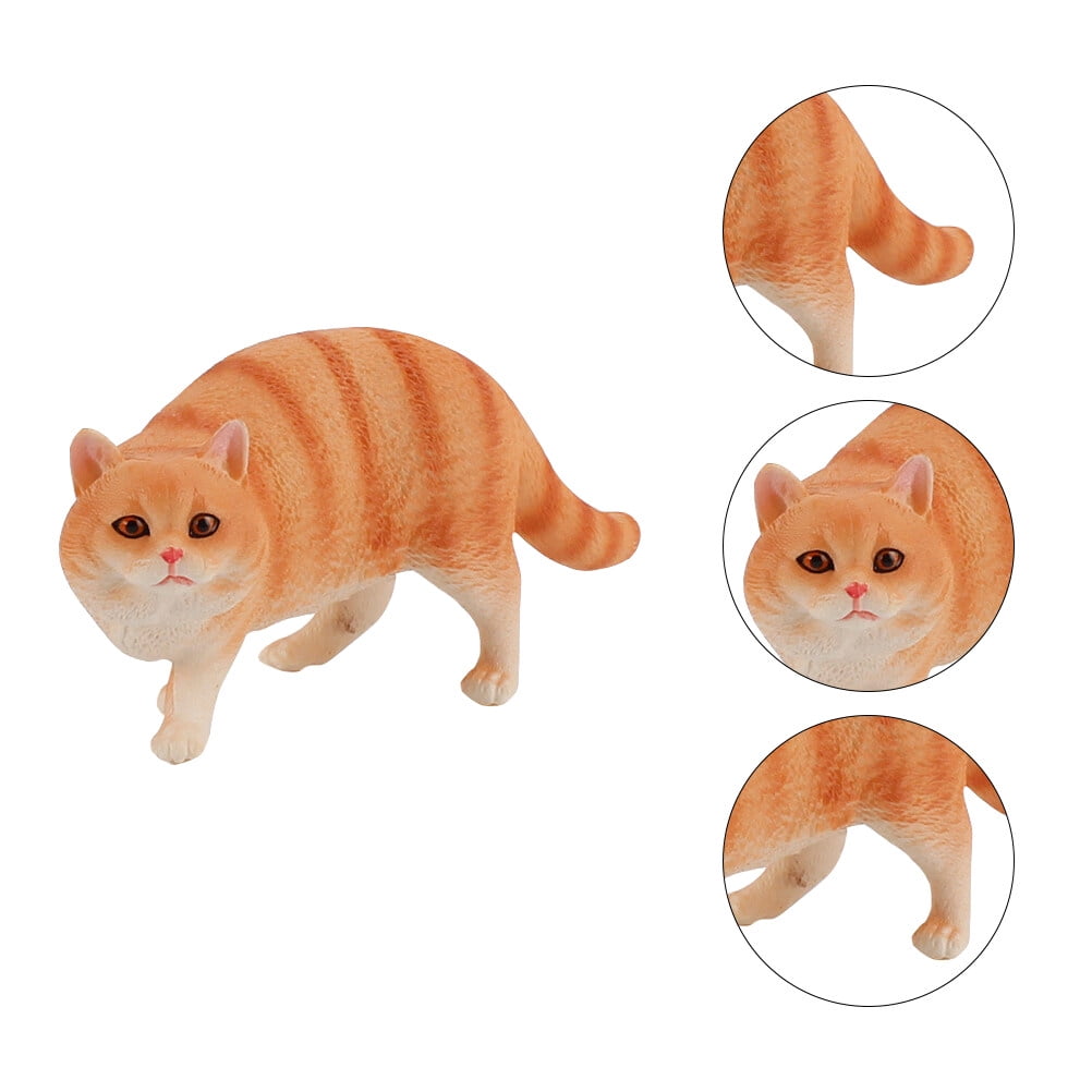 WHAMVOX Cartoon Cat Figurine Adorable Ornament Decoration - Walmart.com