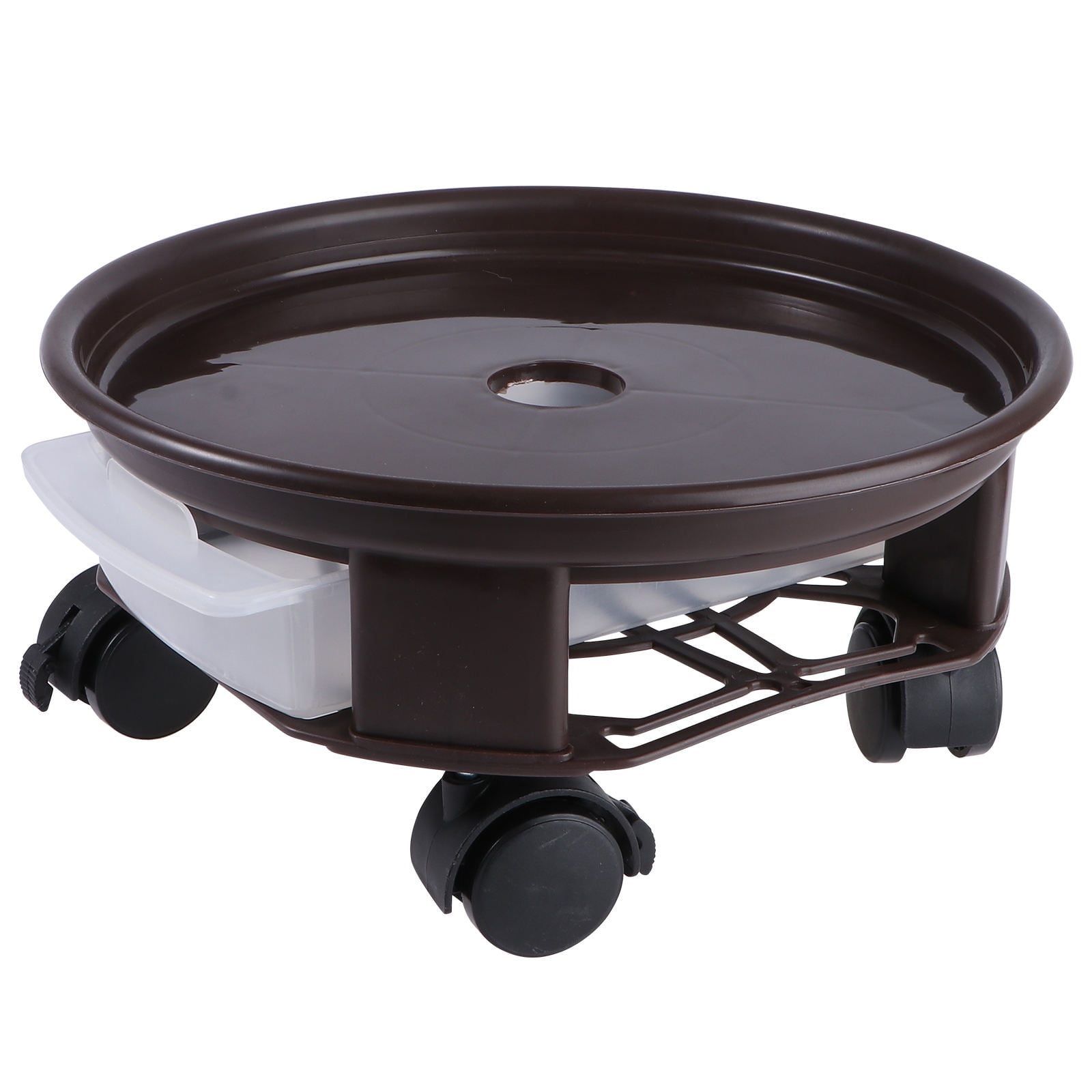 WHAMVOX Caster Flowerpot Universal Wheel Tray Movable Stand Wheeled ...