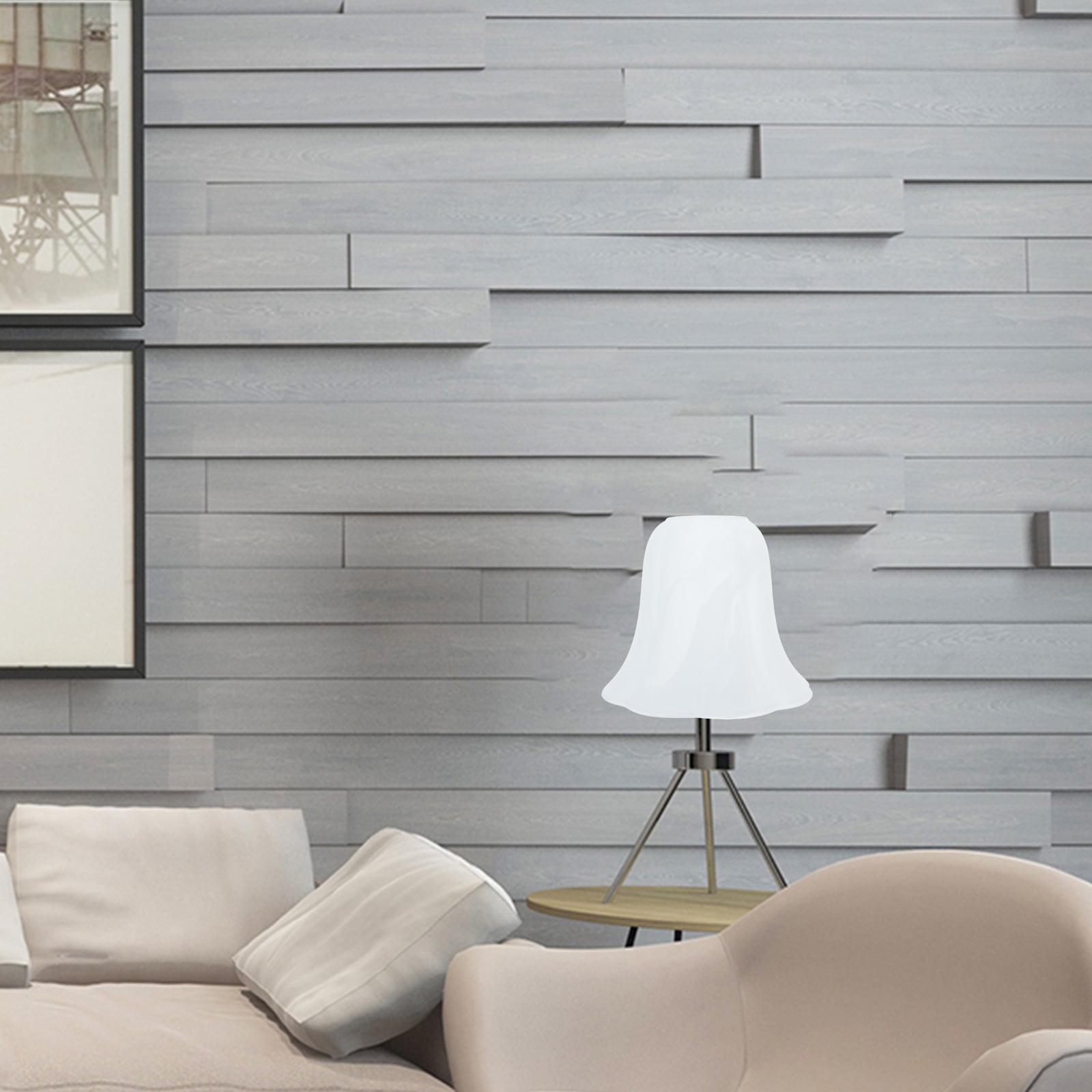 WHAMVOX Ceiling Fan Light Covers Bell Glass Shade Replacement Cover ...