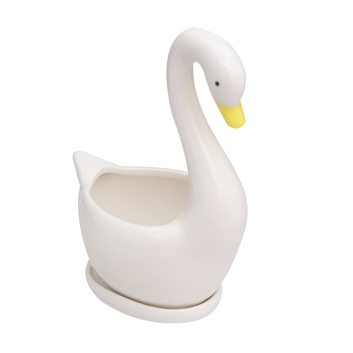 WHAMVOX Ceramic Swan Planter Unique Planters Pots Indoor Decoration ...