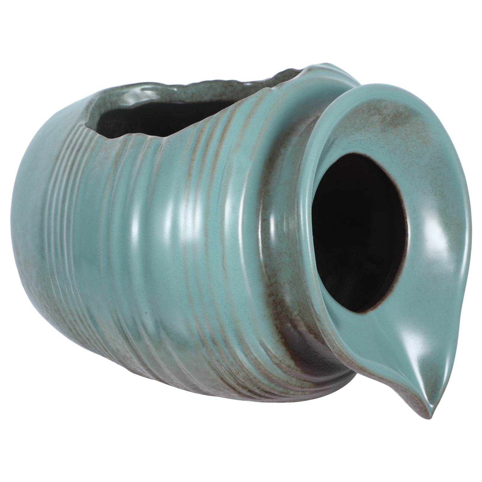 WHAMVOX Ceramic Waterfall Fountain Jar for Outdoor Indoor Decor 1 Set ...