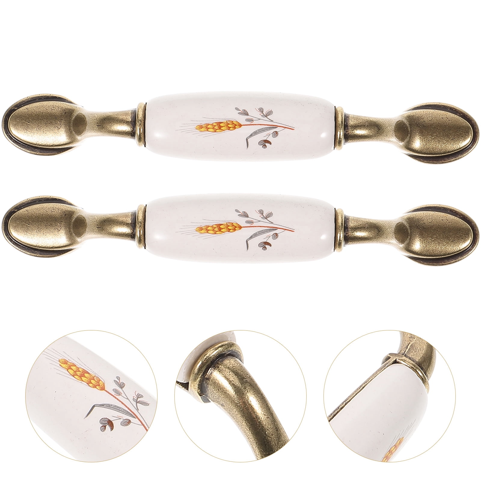 WHAMVOX Ceramic and Zinc Alloy with Modern Design for Cupboard Door 2 ...