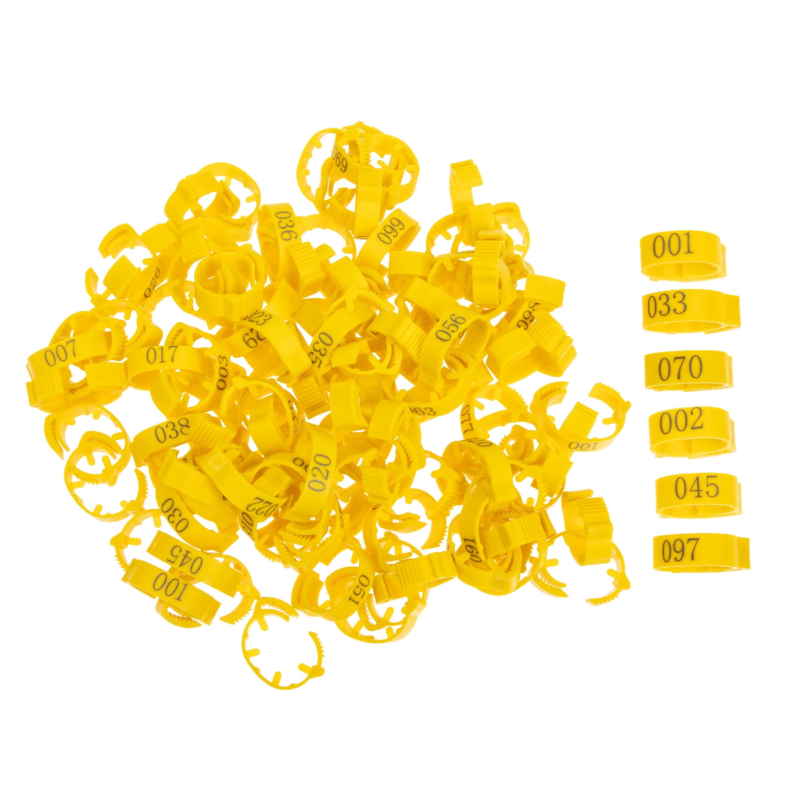 WHAMVOX Chicken Leg Bands 100Set for Poultry Farming and Animal ...