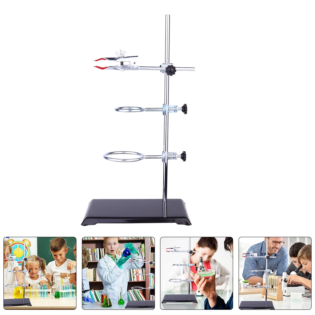 WHAMVOX Clamp Stand Ring Stand Laboratory Equipment Stand Funnel Stand ...