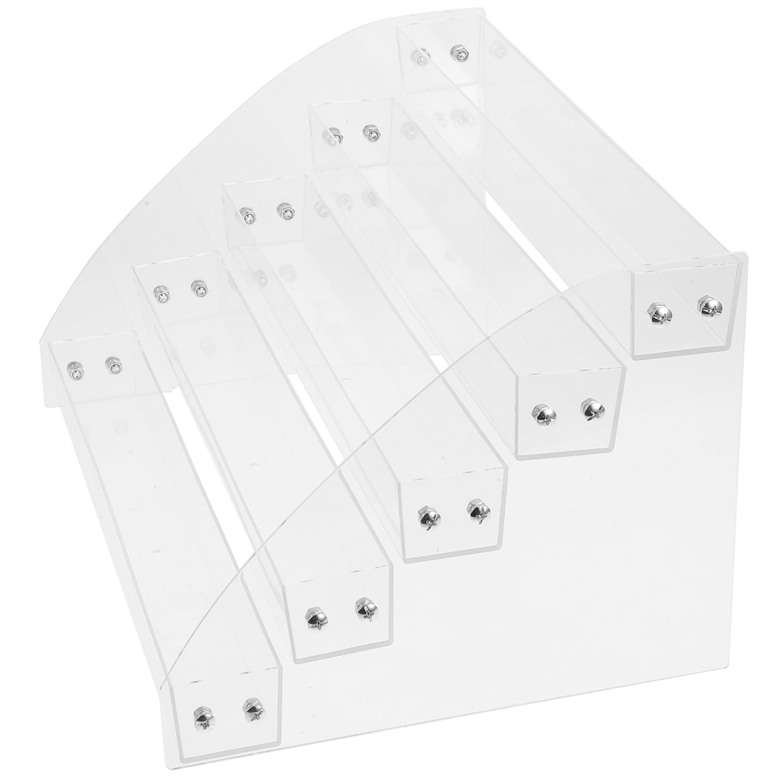 WHAMVOX Clear Acrylic Desktop Rack Card Holder with Five Layers for ...