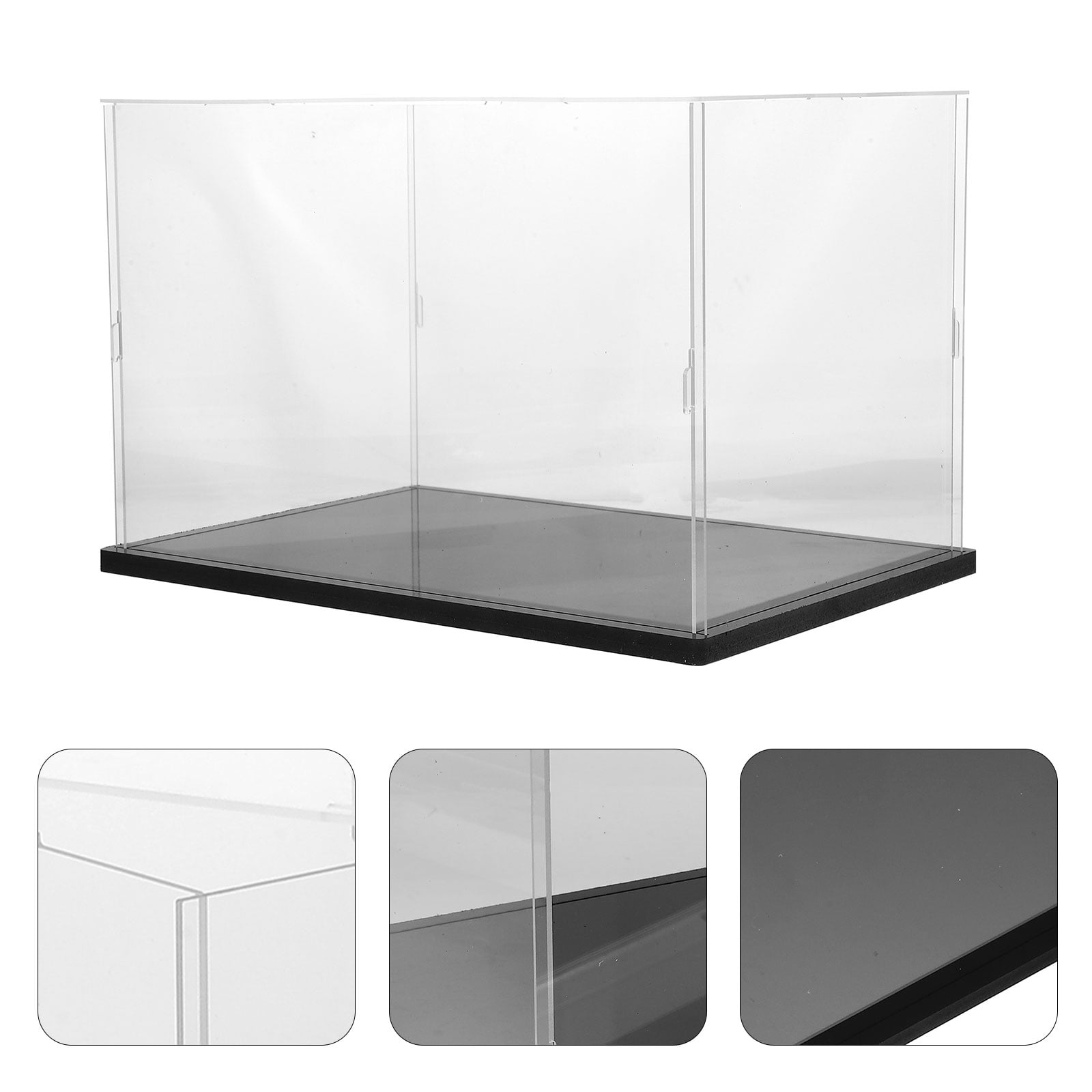 WHAMVOX Clear Acrylic Display Box for Figurine Collection Strong and ...