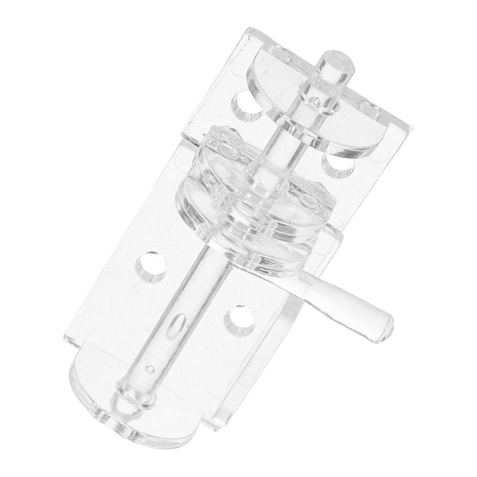 WHAMVOX Clear Acrylic Door Latch Self-Adhesive Mini Lock Transparent ...