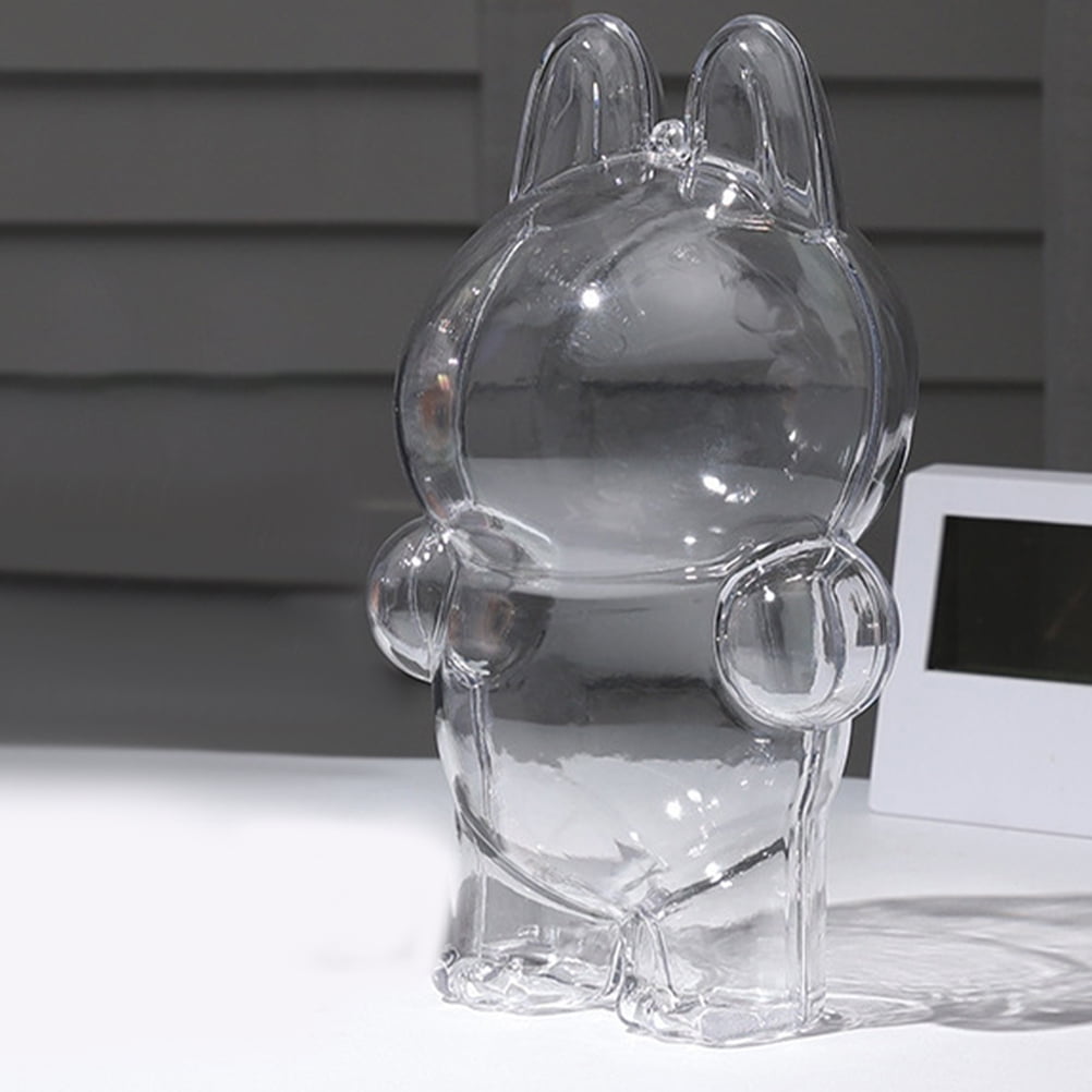 WHAMVOX Clear Display Case For Miniature Dolls Transparent Action ...