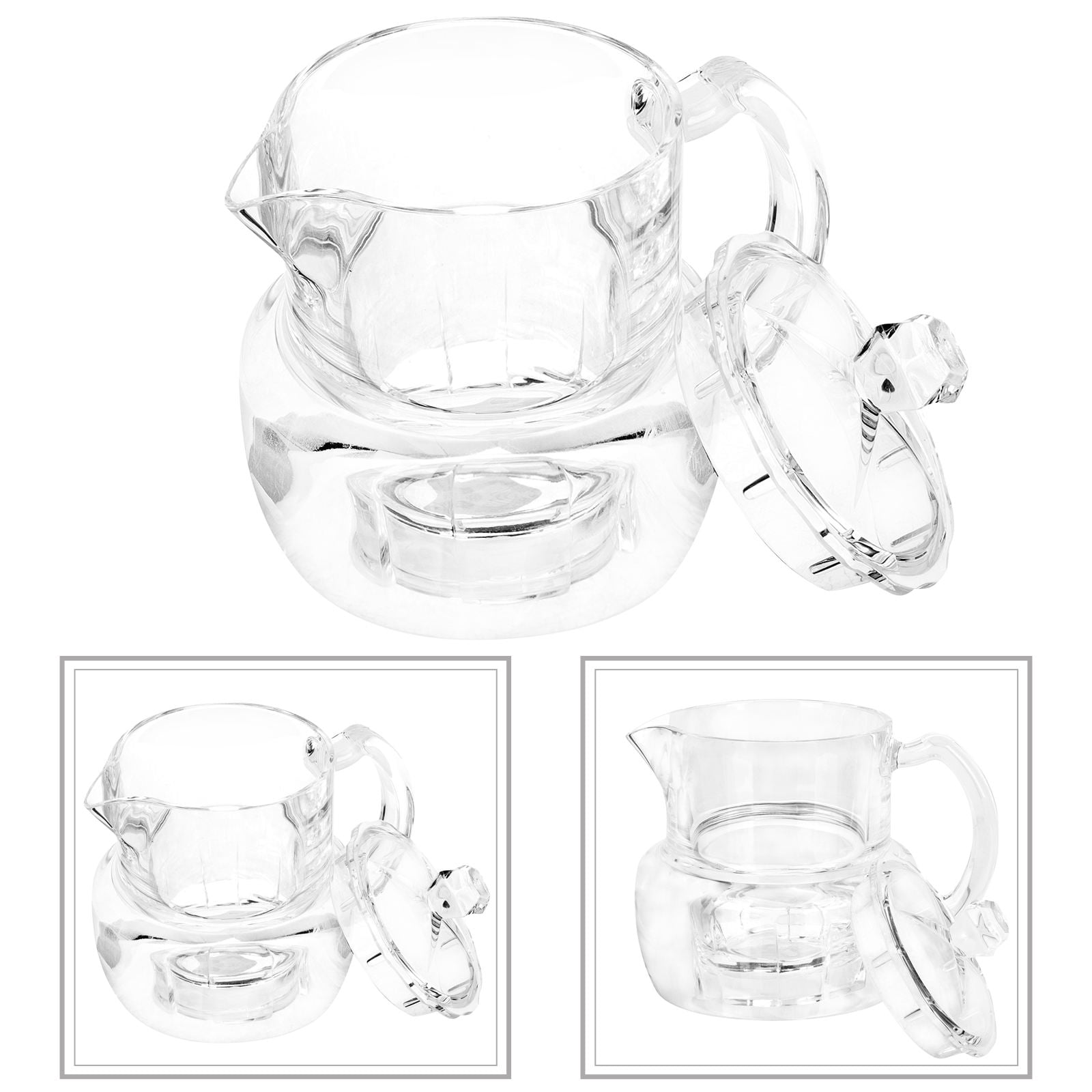 HEANUJJ Acrylic Honey Dispenser Pot with Handle Lid for Easy Storage ...