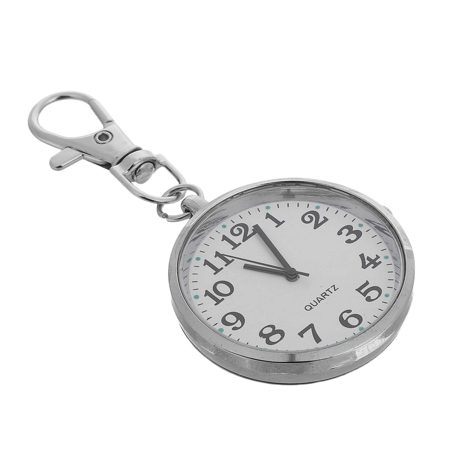 WHAMVOX Clear Number Pocket Watch For Nurses And Students Key Fob ...