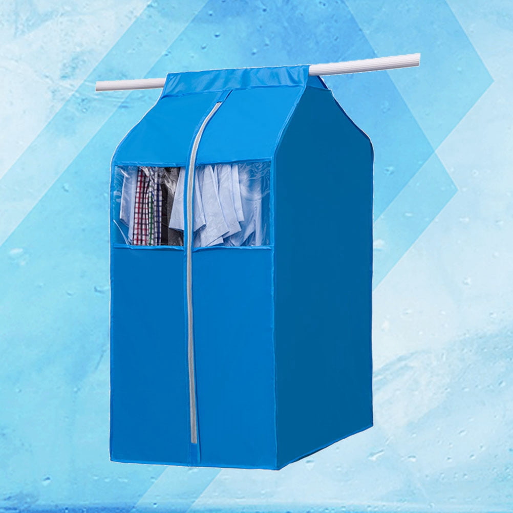 WHAMVOX Clothing Dust Jacket Storage Boxes with Lids Fabric Bride Blue ...