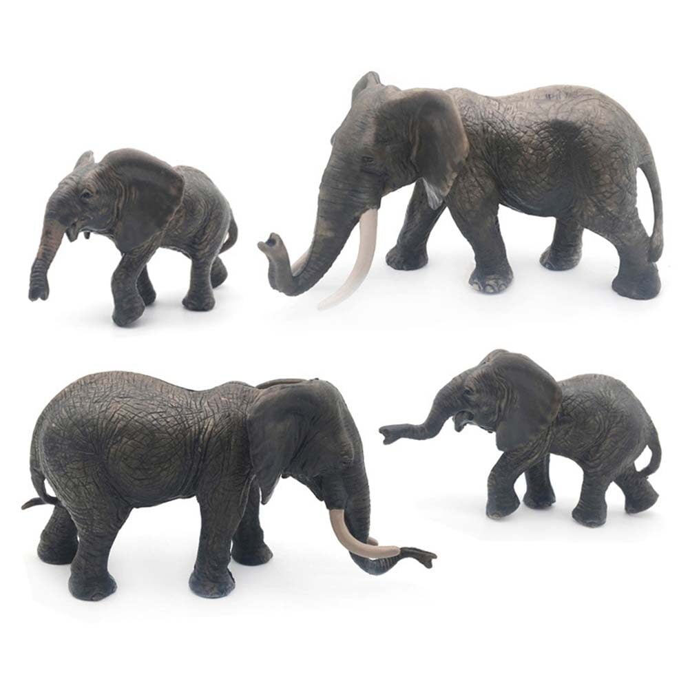WHAMVOX Coffee Elephant Figurine Made of PVC for Decoration with ...