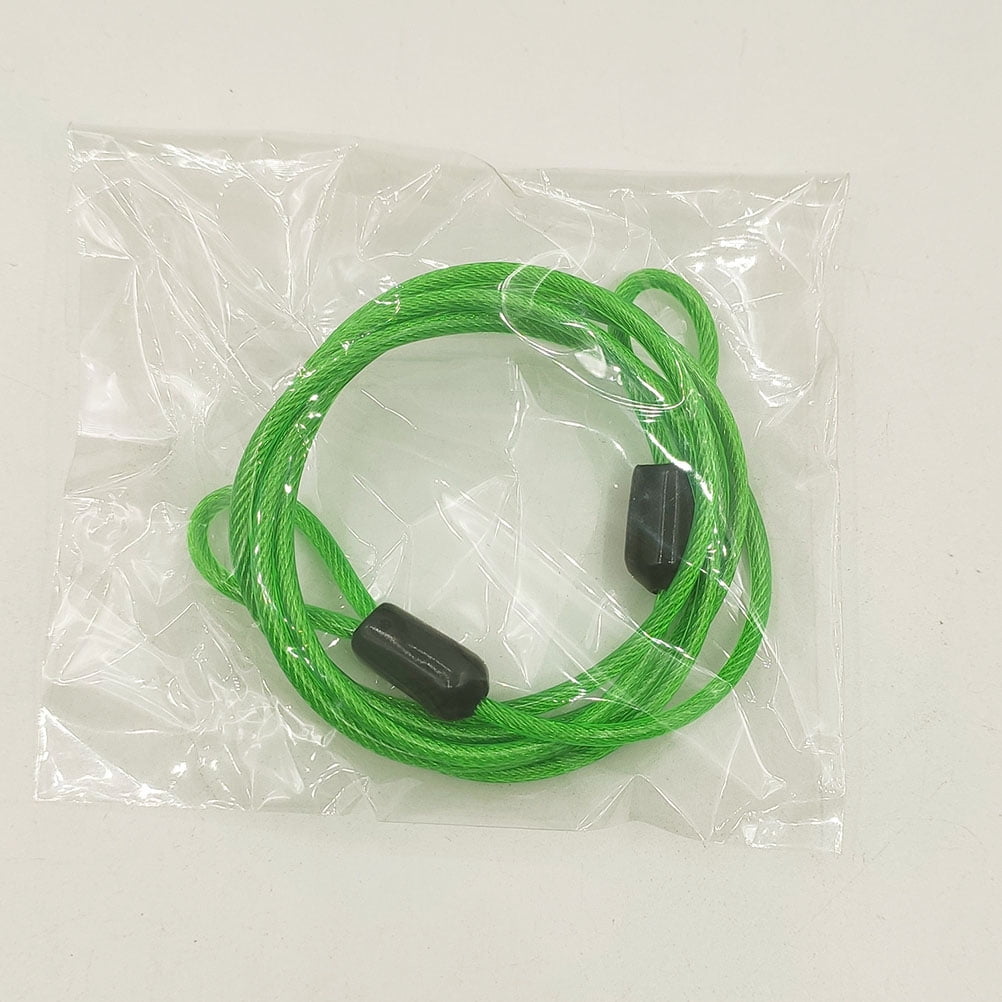 WHAMVOX Coiled Steel Wire Rope Lock Bike Cable Lock 100X0.2CM Green ...