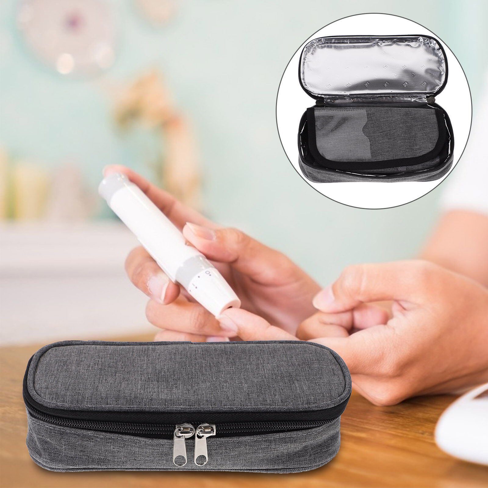 WHAMVOX Cold Insulin Cooler Pack Diabetes Pouch Medication Storage ...