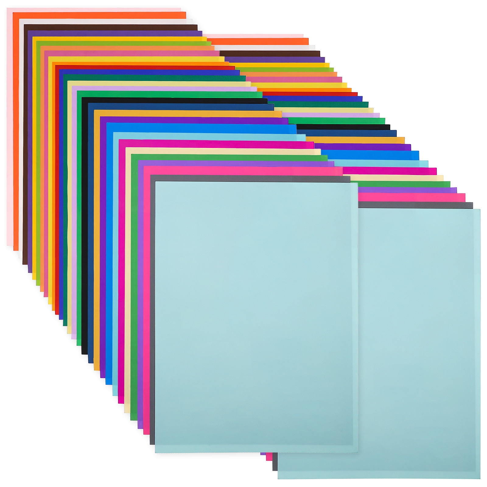 WHAMVOX Colorful Cardstock Papers for Crafts and Painting with Adequate ...