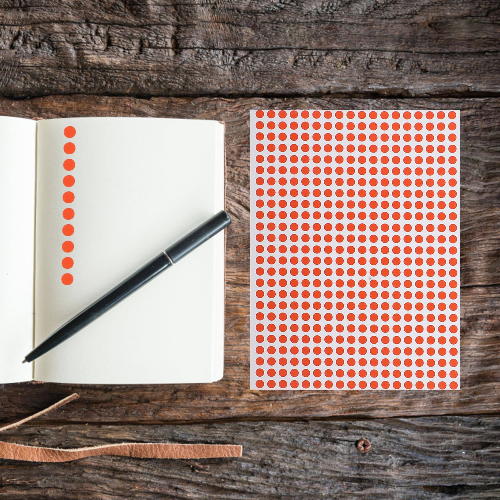 WHAMVOX Colorful Dot Stickers for Coding Sorting and Labeling Assorted Colors Self Adhesive 15 ...