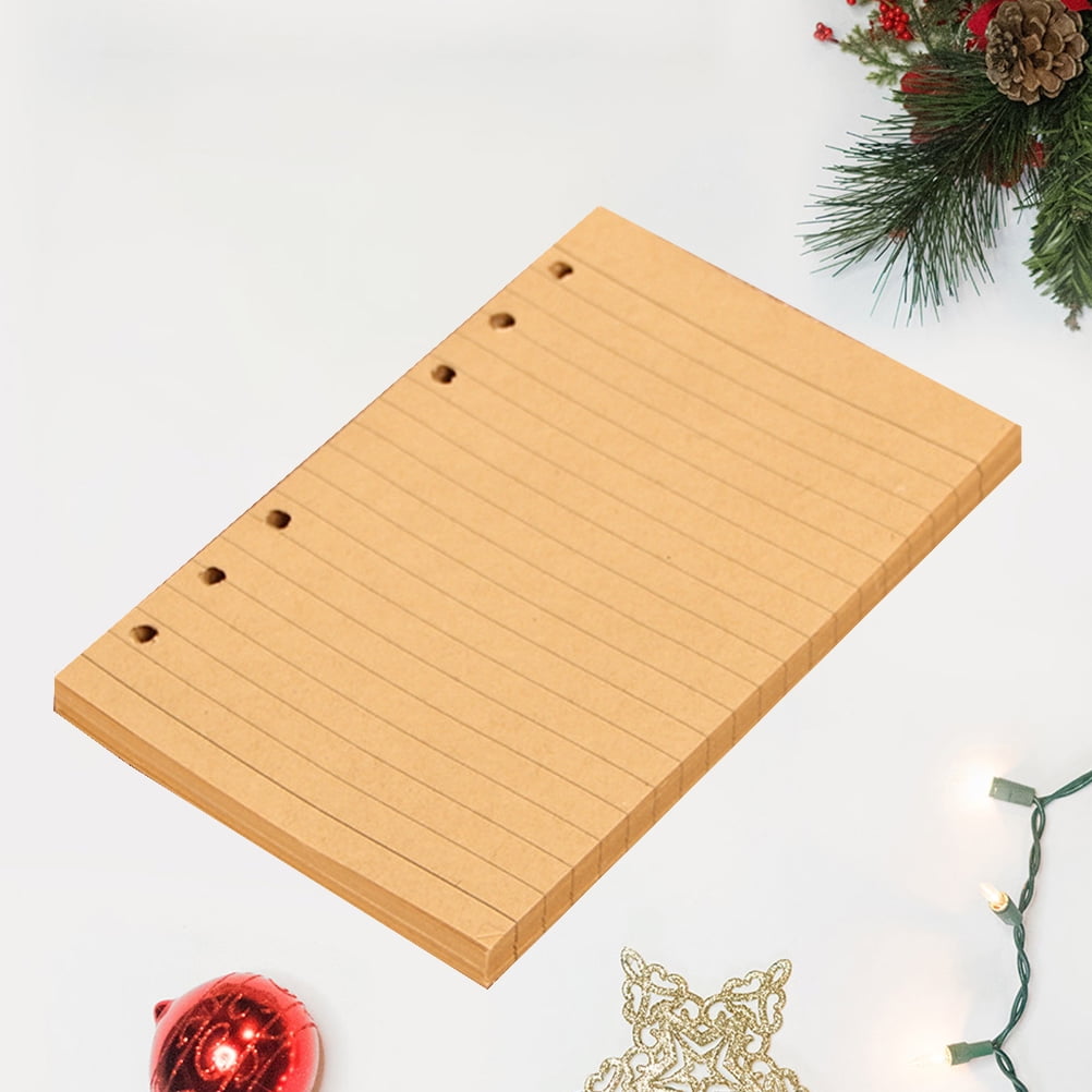 WHAMVOX Colorful Loose Leaf Paper Sheets with Grid Pattern for Writing ...